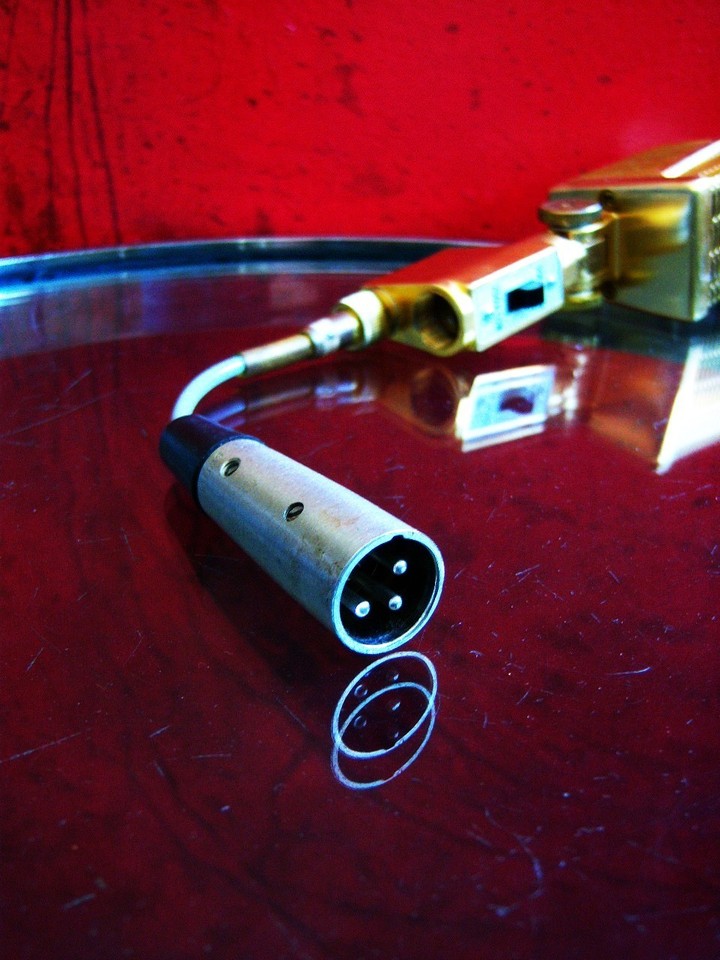 Vintage RARE 1960's Calrad DM-16G H.L dynamic microphone w cable Olson ...