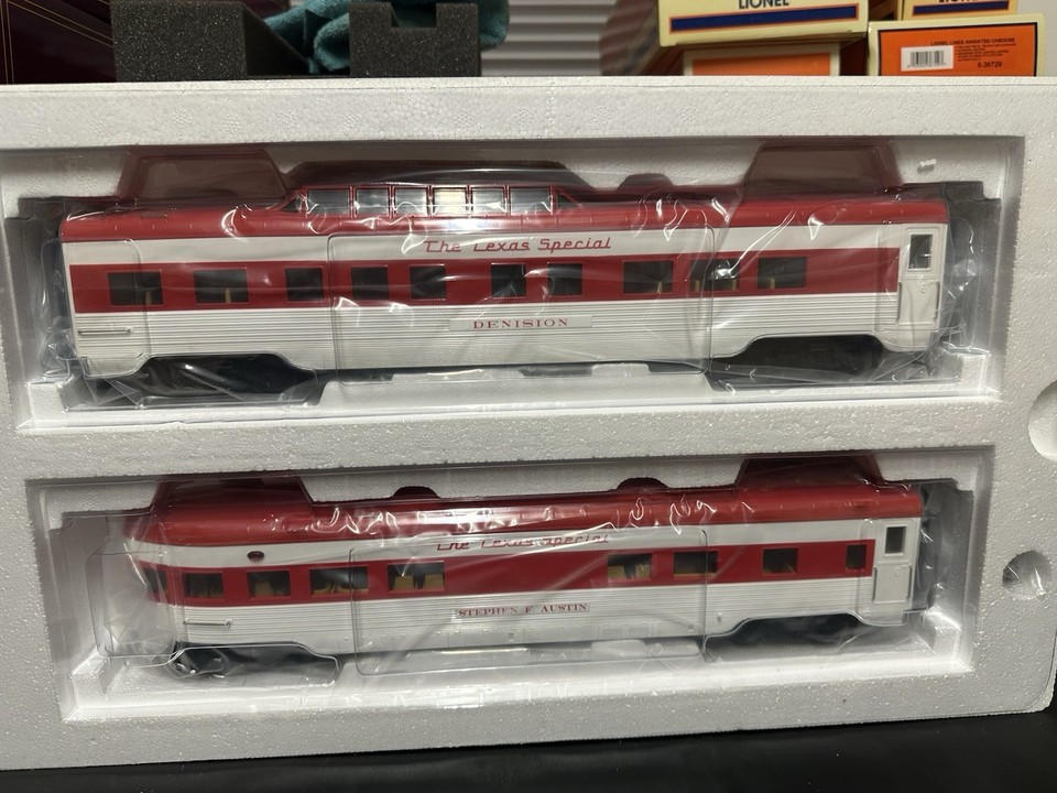 MTH 30-67137 Texas Special O Gauge RailKing 4-Car 60' Streamlined ...