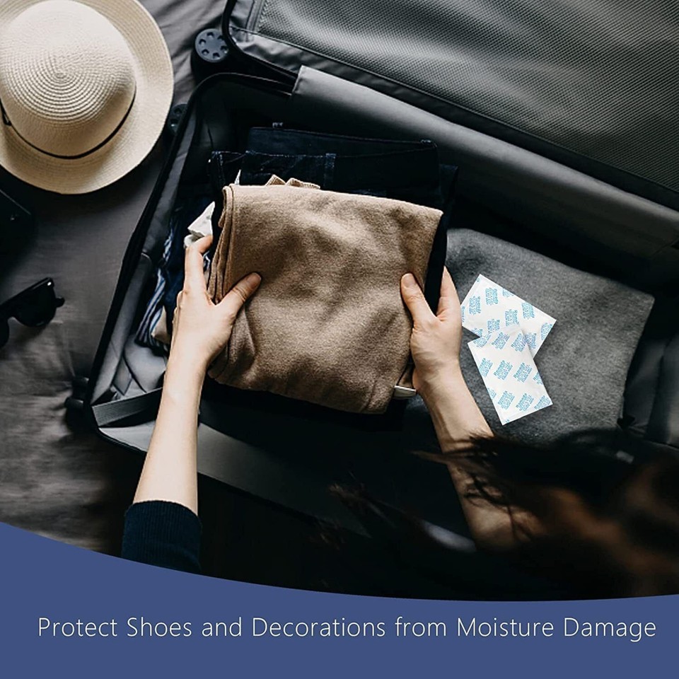 1g/5g/10g/20g/50g/100g Silica Gel Desiccant Packets Moisture Absorber ...