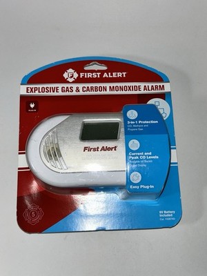 First Alert Combination Explosive Gas and Carbon Monoxide Alarm 3in1 ...