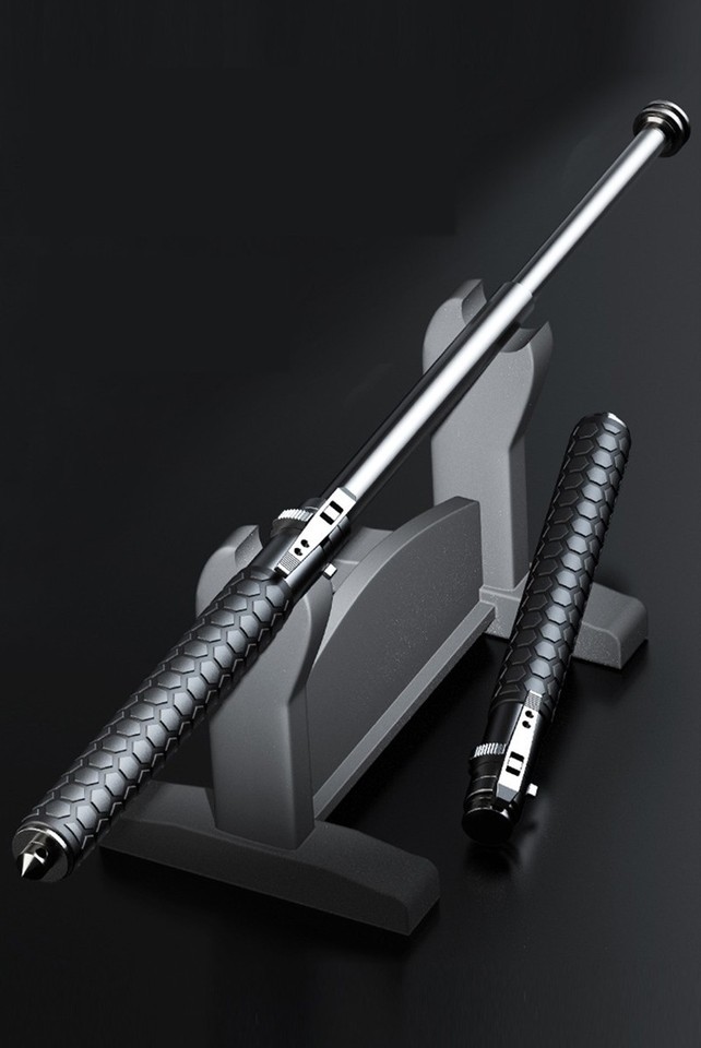 Automatic Expandable Walking Stick 26" with Rubber Handle, Window ...