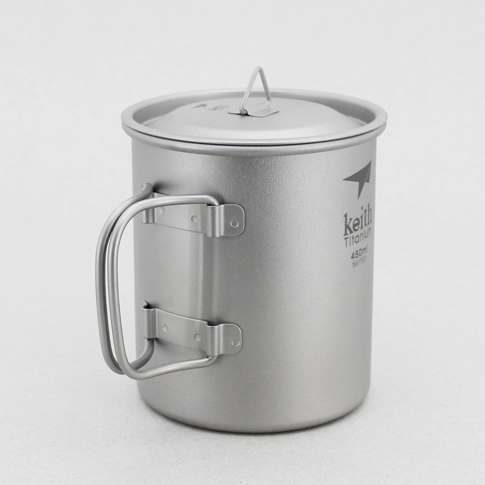 Keith Titanium Ti3204 Single-Wall Mug - 15.2 fl oz (Shipped from USA ...