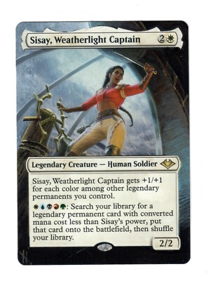 Sisay Weatherlight Captain Altered Art MTG Borderless Best cEDH ...