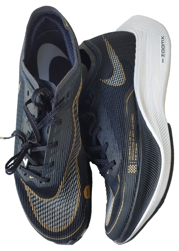 Nike ZoomX Vaporfly NEXT% 2 Black Metallic Size 7 Gold Coin CU4111-001 ...