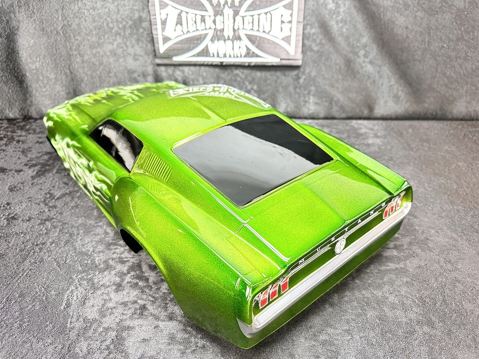 CUSTOM PAINTED RC BODY NO PREP LOSI 22S AE DR10 DRAG SLASH MUSTANG ...