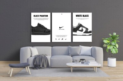 Nike Travis Scott black phantom panda dunks black and white prints ...