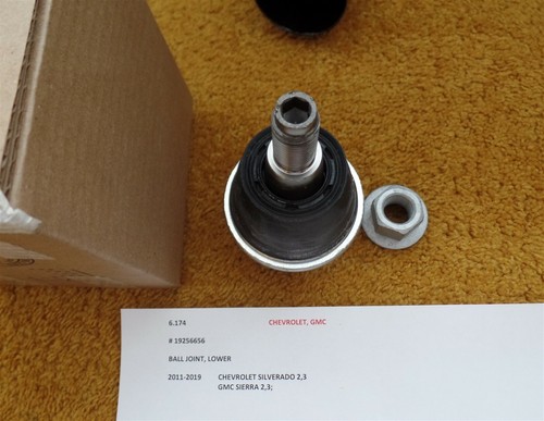 2011-2019 Chev Silverado/GMC Sierra Frt Lower Ball Joint 19256656 New ...
