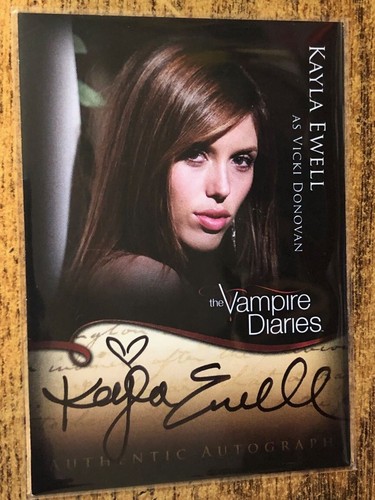The Vampire Diaries Kayla Ewell/Vicki Donovan Autograph Card A16 Season ...