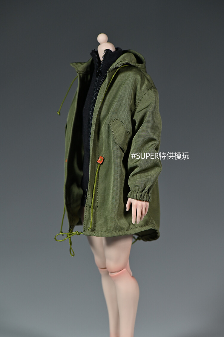 1/6 Scale Windbreaker Coat Model Fit 12" Female PH TBL Action Figure ...
