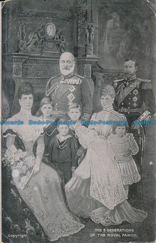 R025060 The 3 Generations of the Royal Family. G. D. and D. L. 1907 ...