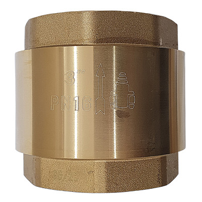AW SP80 Brass Spring Loaded Non Return One Way Check Valve 80mm 3", Exp ...