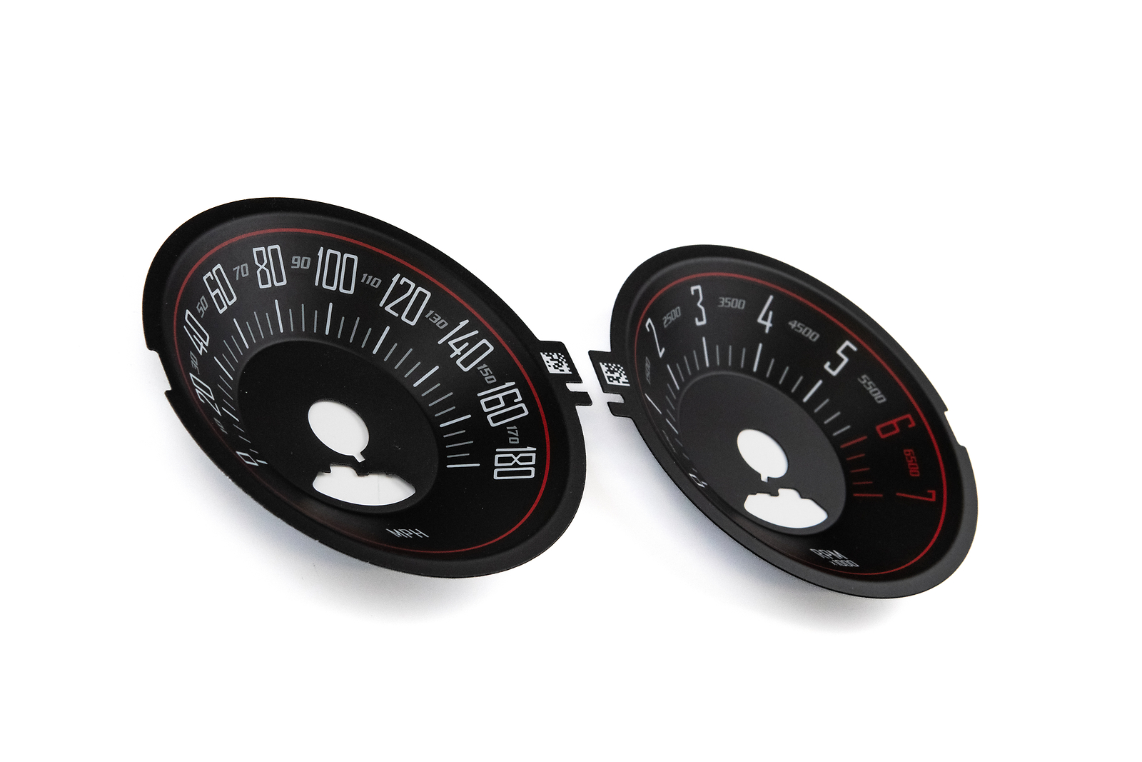 Dodge Challenger 180 MPH - Speedometer dials MPH Gauges | eBay UK