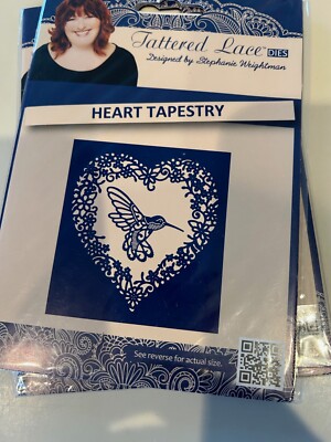 Tattered Lace Dies Heart Tapestry Stephanie Weightman | eBay
