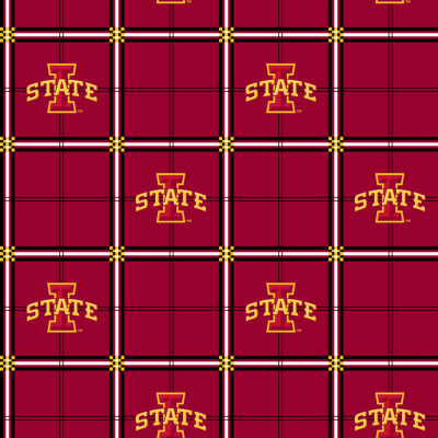 NCAA-Iowa State Cotton Flannel Fabric-Iowa State Cyclones Flannel ...