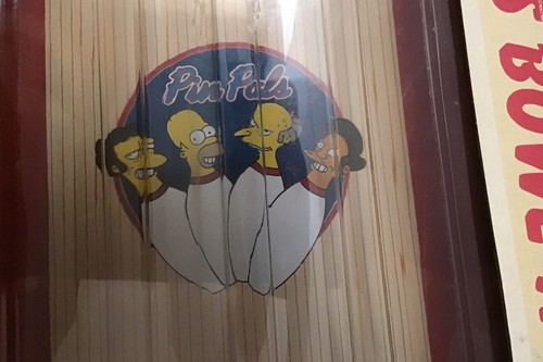 The Simpsons BARNEY'S BOWL-A-RAMA Bowling Game Simpsons Memorabilia | eBay