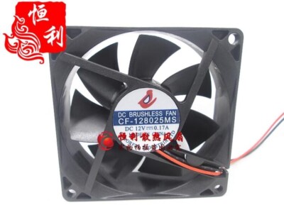 1PC DC BRUSHLESS FAN CF-128025MS 12V 0.17A 8CM 8025 Power Supply Case ...