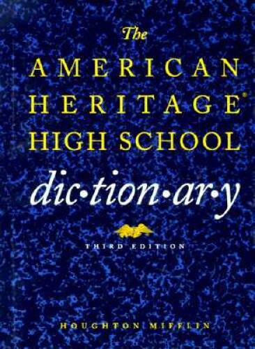 The American Heritage High School Dictionary - Hardcover - VERY GOOD | eBay
