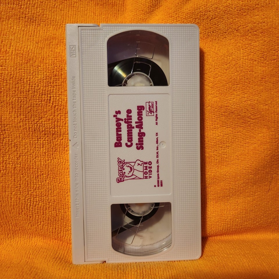 Barneys Campfire Sing-Along (VHS, 1990) Backyard Gang Award Winner Kids ...