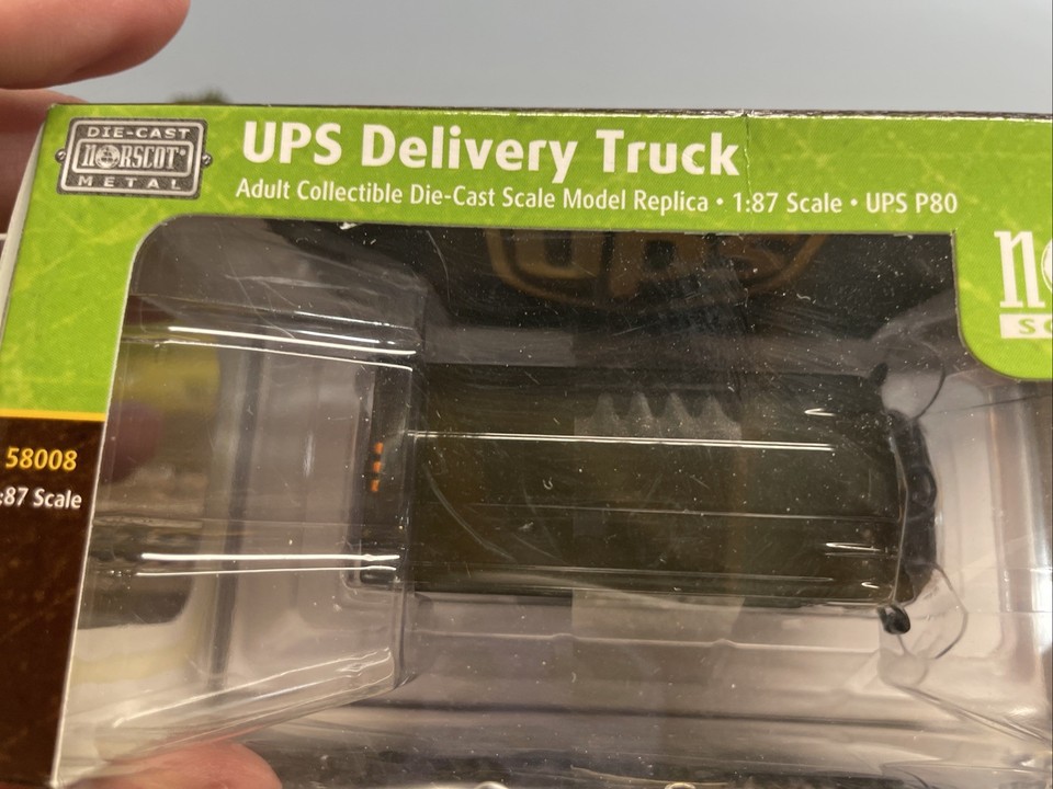 Norscot HO scale - UPS P80 Delivery Truck - 58008 | eBay