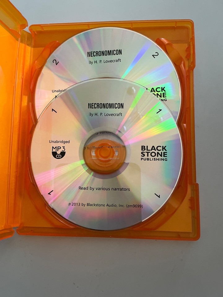 H.P. Lovecraft - Necronomicon - audiobook MP3 CD Blackstone audio | eBay UK