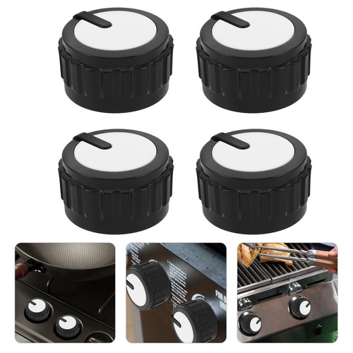 4pcs Control Knobs for Grill: Gas Burner Knob Replacement - Plastic ...