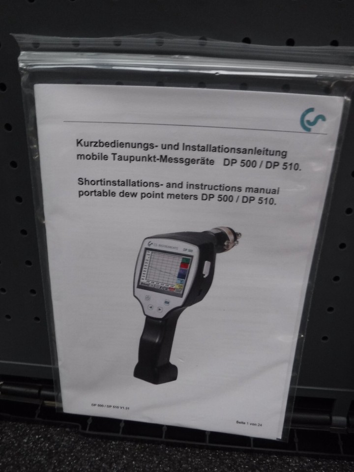 CS Instruments DP 510 Portable Dew point Meter | eBay