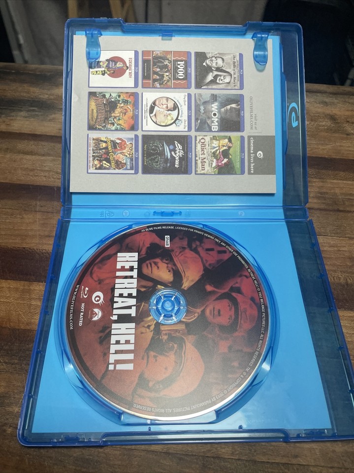 Retreat, Hell! Blu-ray. Frank Lovejoy, Richard Carlson. Olive Films. RARE OOP ! 887090066808| eBay