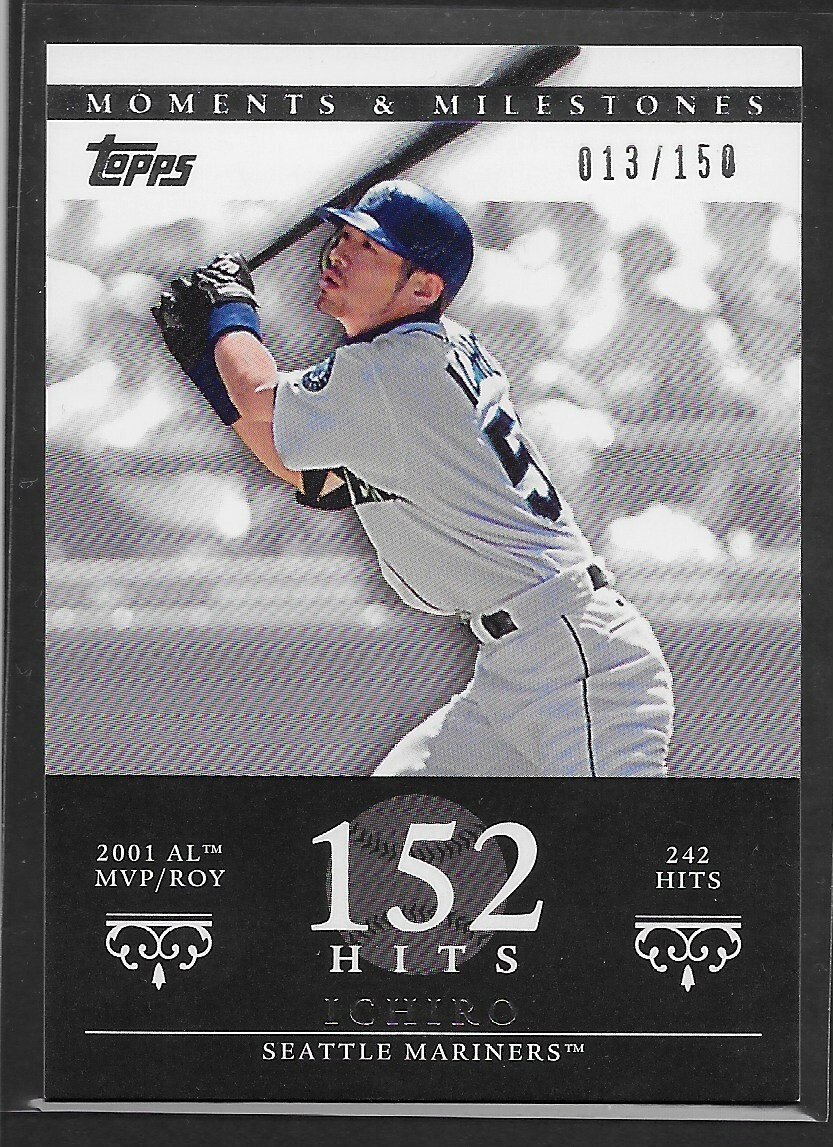 2007 Topps Moments and Milestones #6-152 Ichiro Suzuki/Hit 152 #'d/150 ...