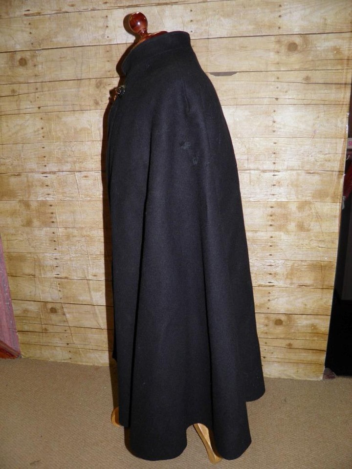 Vintage Black British Police Officers Wool Cape | eBay