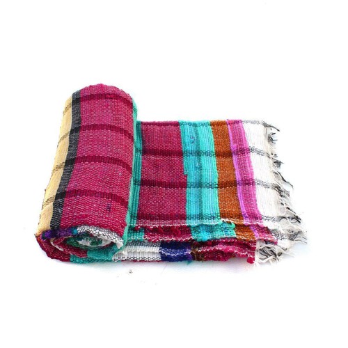 4X6 Rectangular Creatively Hand Woven Chindi Rag Rug Floor Carpet Hippy ...