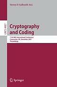 Cryptography and Coding von Steven Galbraith (2007, Taschenbuch) online ...