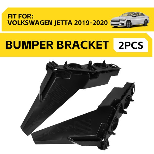 2Pcs Front LH&RH Bumper Support Fascia Bracket Black for Volkswagen ...