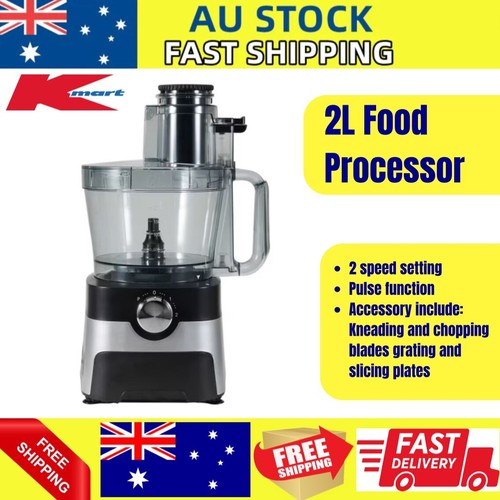 2L Food Processor Accessory’s Include 2 Speed Setting Pulse Function ...