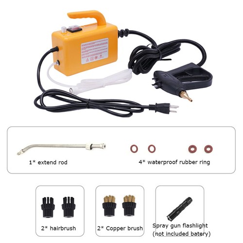 2600W High Temp Steam Cleaner Handheld Kitchen High Pressure Cleaning ...