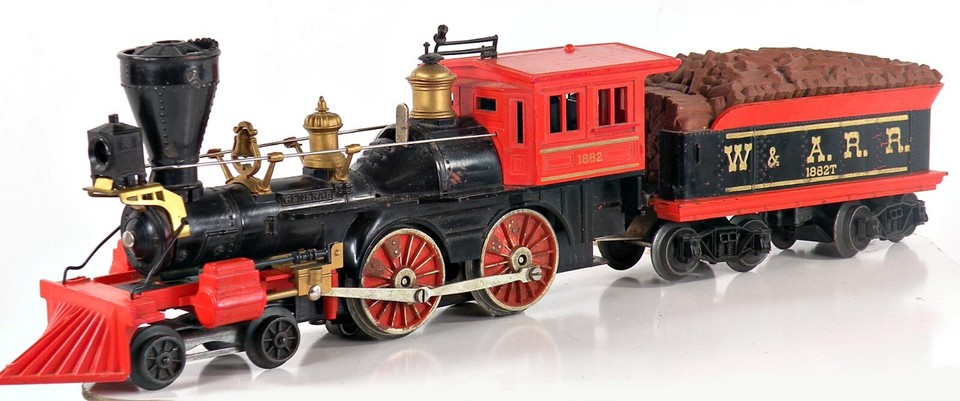 Lionel PW 1882 W&ARR Halloween General 4-4-0 & 3-Cars 1865 1866 1885 /5 ...