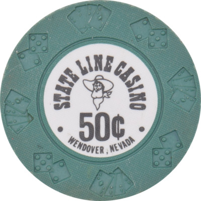 State Line Casino Wendover Nevada 50 Cent Chip Chip 1967 | eBay