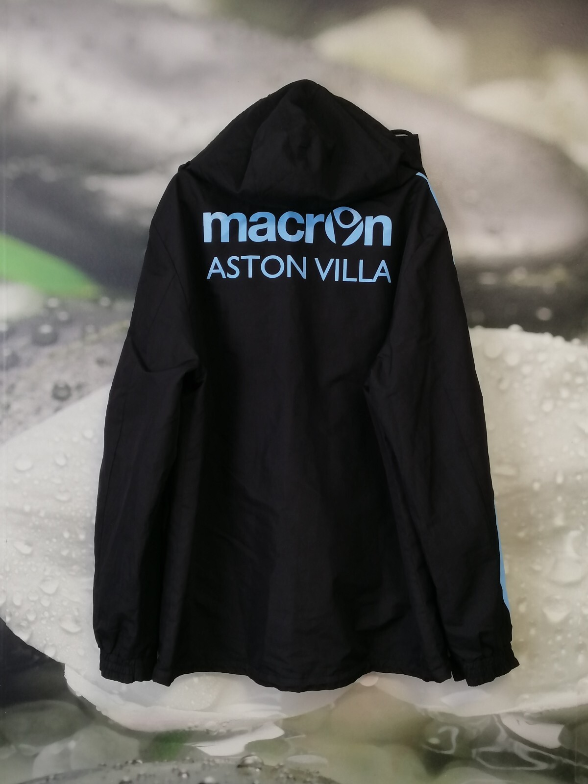 Aston Villa training football zip jacket coat Macron size XL - 2XL | eBay