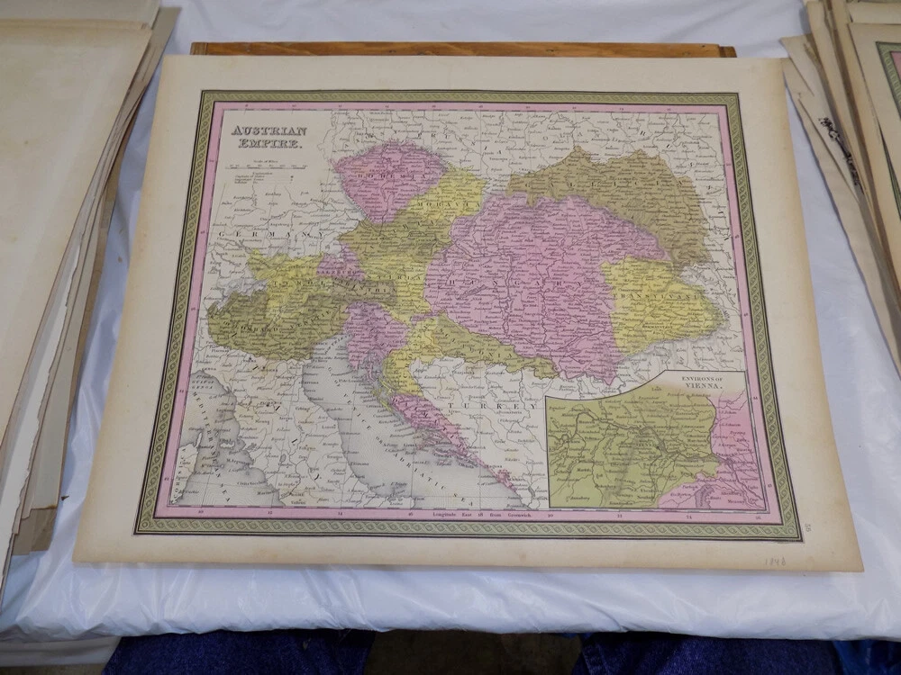 Austrian Empire Map 1848