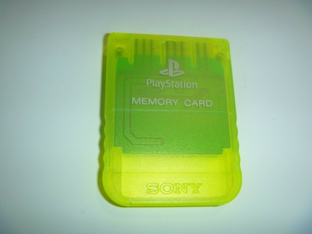 Official OEM Sony Playstation 1 PS1 PSOne Memory Card 1MB SCPH-1020 ...