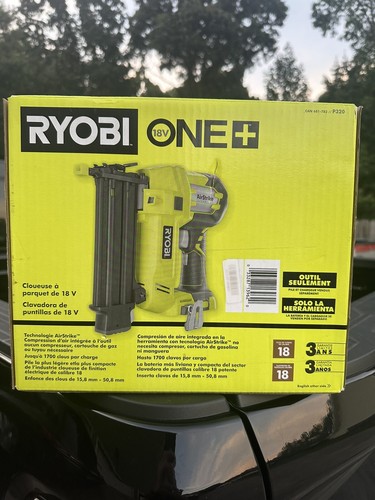 *NEW* RYOBI ONE+ 18V 18-Gauge Cordless AirStrike Brad Nailer P321 (TOOL ...