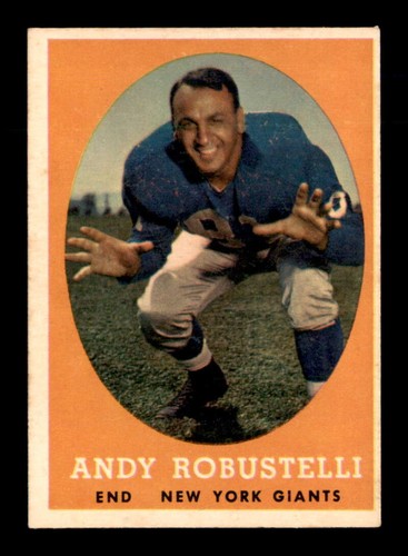 1958 Topps #15 Andy Robustelli EX+ X2892284 | eBay
