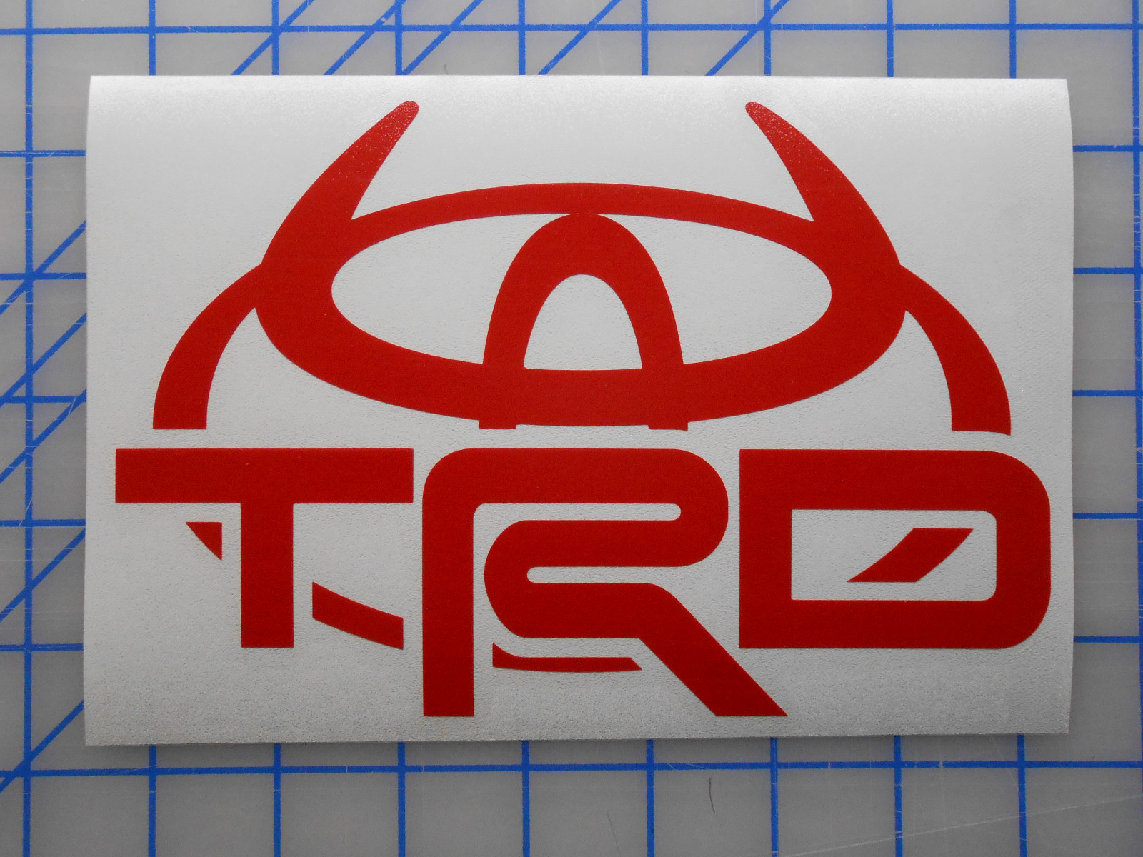 DD Toyota TRD Horns Emblem Sticker Decal 4" 5.5" 7.5" Off Road Tundra ...