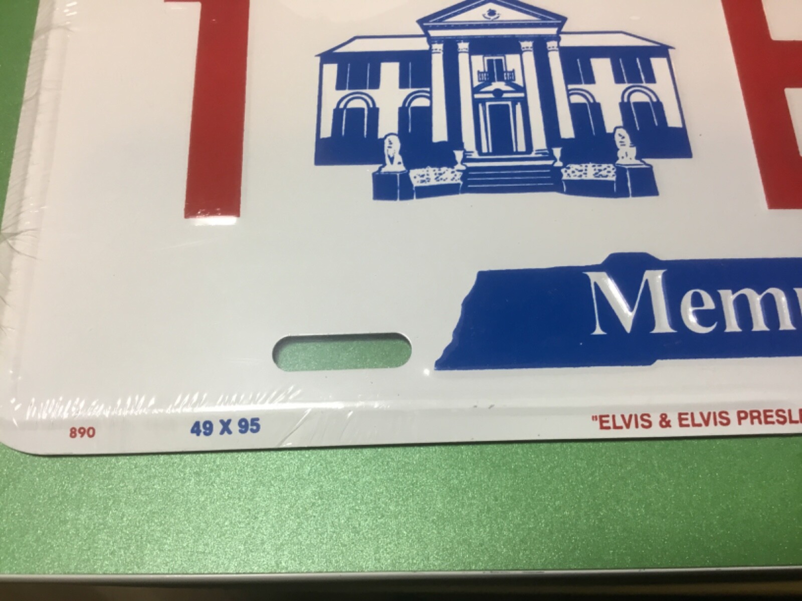 NEW Sealed Official 1996 Elvis Presley GRACELAND License Plate ...