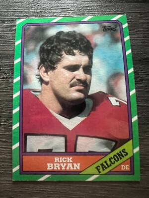 1986 Topps Football Card #369 Rick Bryan, Falcons (O9) | eBay