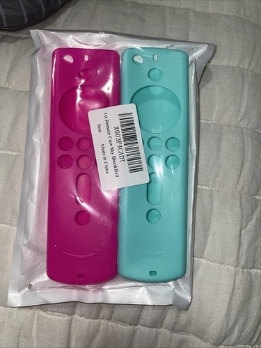 2 Skin Firestick Remote Silicone Cover Case Shockproof Light Blue ...