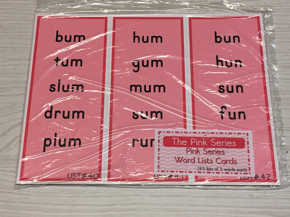 The Pink Series - Language Kit - (16) Montessori Materials for Primary ...