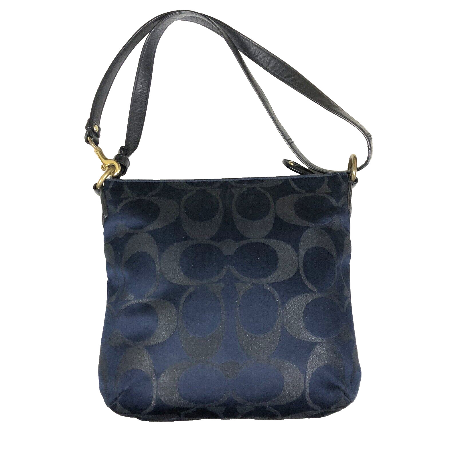 Coach Campbell Signature Metallic Navy Blue North Sou… - Gem
