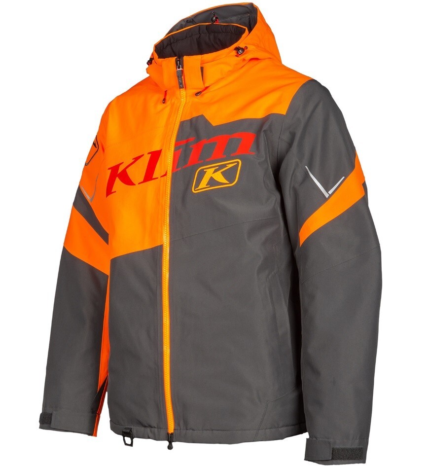KLIM MENS INSTINCT STRIKE ORANGE SNOWMOBILE JACKET SIZE MED 4040-004 ...