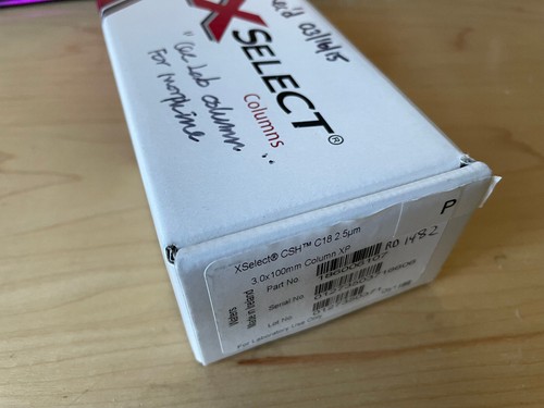 HPLC column Waters XSelect CSH C18 2.5um 100x3 mm new sealed 186006107 ...