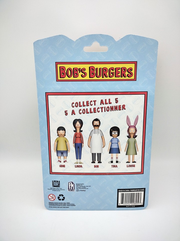 Bob's Burgers Linda Belcher 5" Action Figure 2018 Phatmojo New in ...